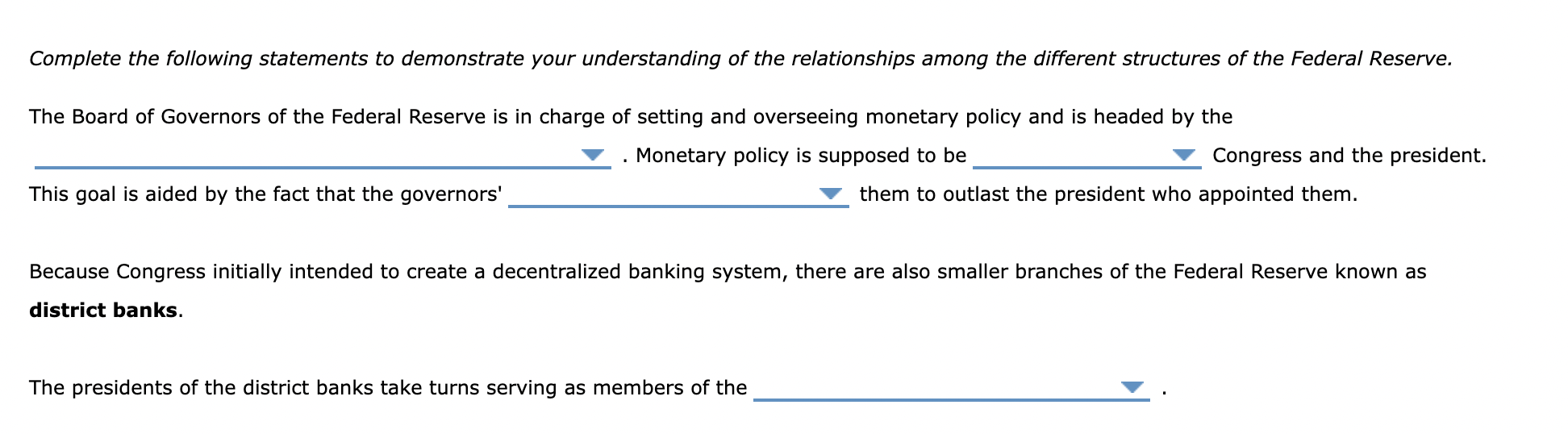 Solved Complete the following statements to demonstrate your | Chegg.com