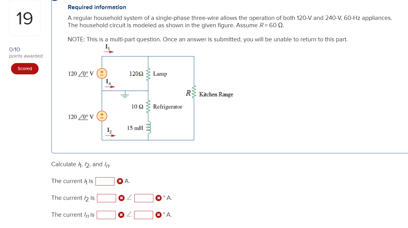 Solved Required information A regular household system of a | Chegg.com