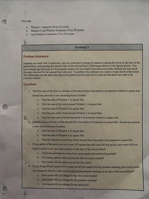 Solved Problen Statement Suppose you work with a handymas, | Chegg.com