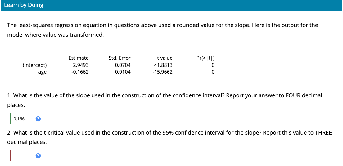 Solved Step 3: Interpret the confidence interval The | Chegg.com