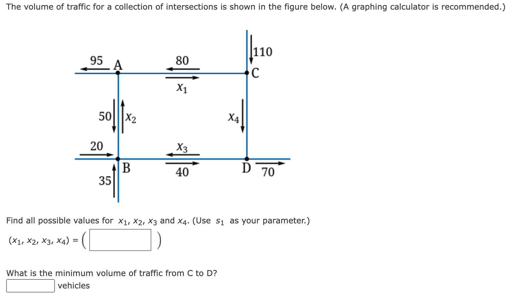 Solved The volume of traffic for a collection of | Chegg.com