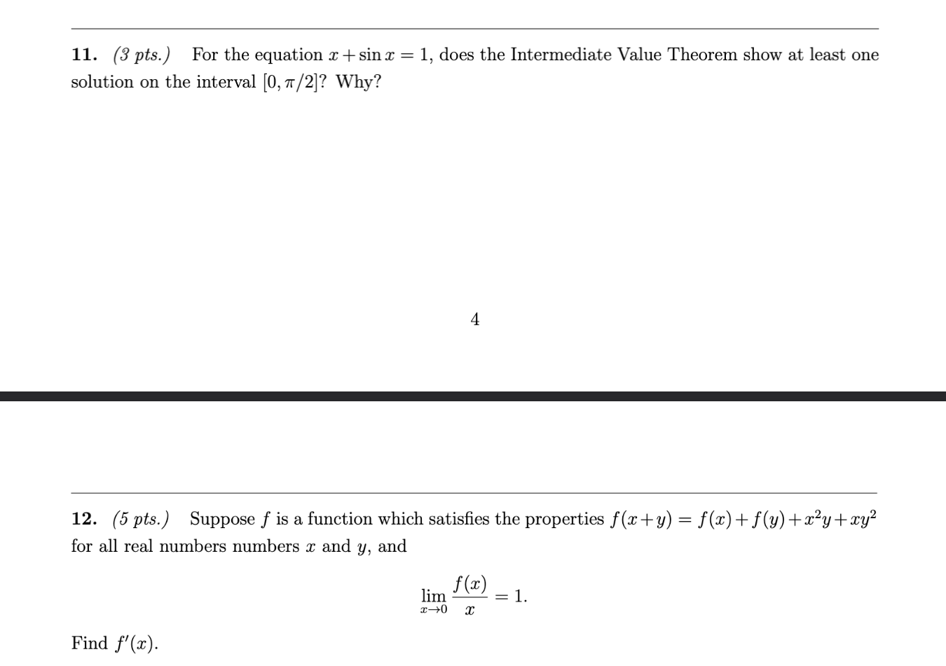 Solved 8. (4 pts.) Show that the following function has a | Chegg.com