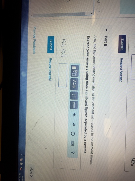 Solved Fundamental Problem 9.3 Take Oz-81 MPa and Tey-28 MPa | Chegg.com