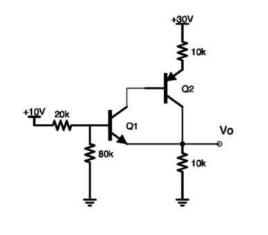 Solved Determine the operating point (ICQ, VCEQ) for each of | Chegg.com