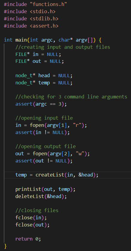 Solved (!) IN C LANGUAGE: I've been working on this for most | Chegg.com