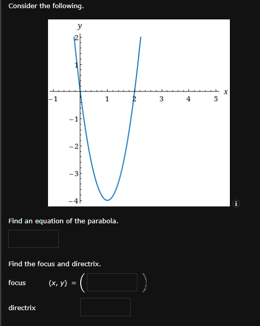 Solved Consider the following. Find an equation of the | Chegg.com