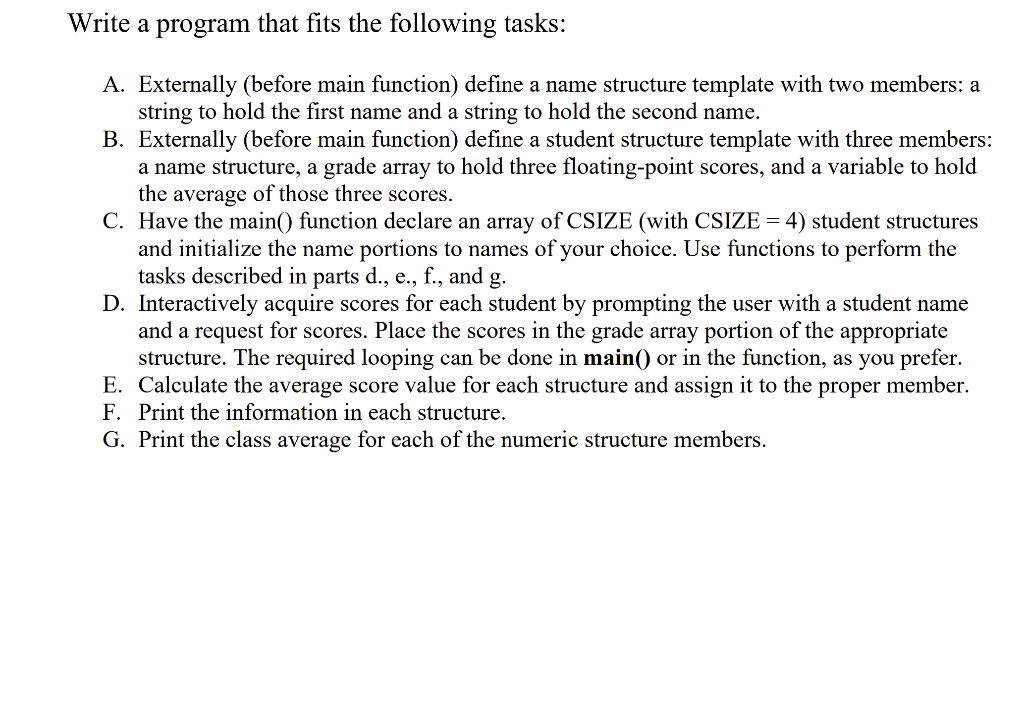 Solved Hello, I need help with a program question. Please | Chegg.com