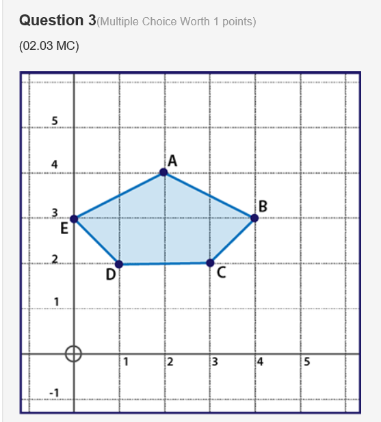 Solved Question 3(Multiple Choice Worth 1 points) (02.03 MC) | Chegg.com