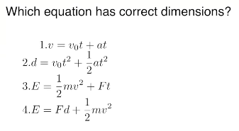 Solved Physics, how to determine whether these four | Chegg.com