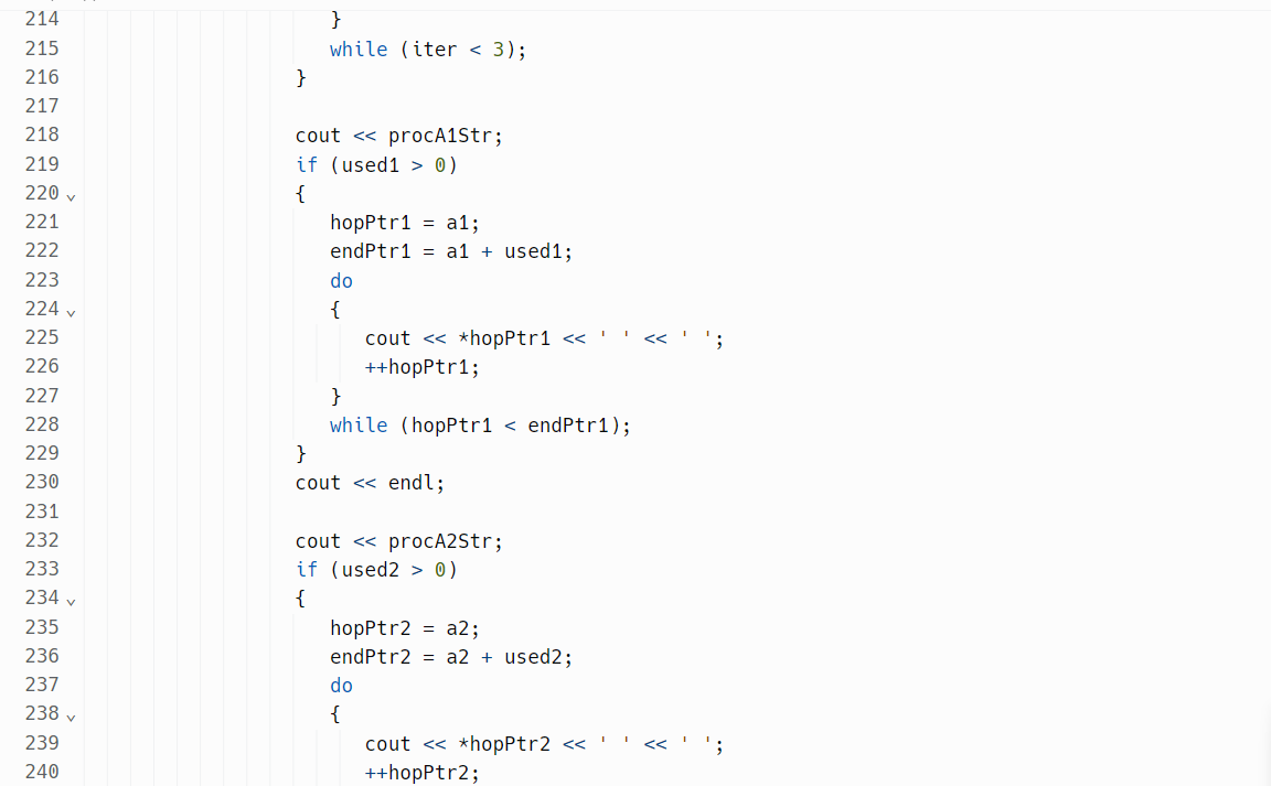 Solved { Cout ≪⋆ Hopptr2
