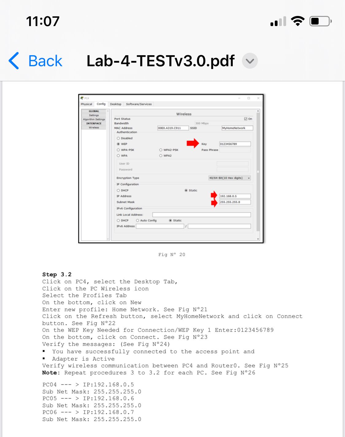Solved Lab-4-TESTV3.0.pdf Fig N∘13 Fig N∘Step 2.3 Continue | Chegg.com