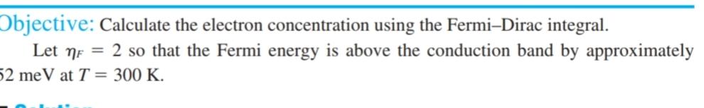 Solved Objective: Calculate the electron concentration using | Chegg.com