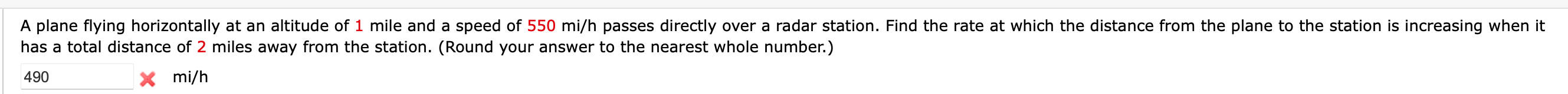 Solved has a total distance of 2 miles away from the | Chegg.com