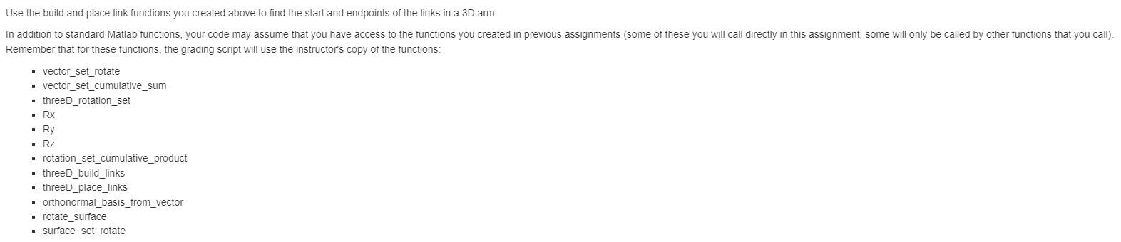 Solved Use the build and place link functions you created | Chegg.com