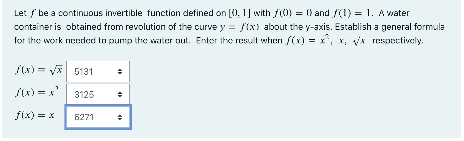 Solved Let f be a continuous invertible function defined on | Chegg.com