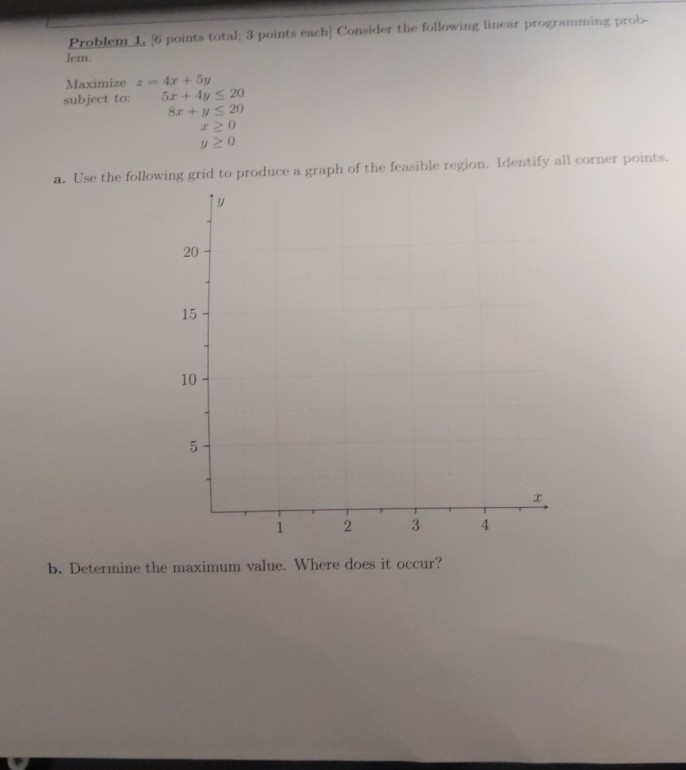 Solved Problem 1. 6 points total: 3 points ench Consider the | Chegg.com