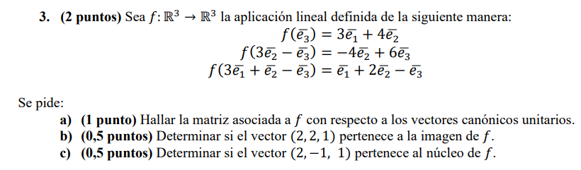 Solved f(e3)f(3e2−e3)f(3e1+e2−e3)=3e1+4e2=−4e2+6e3=e1+2e2−e3 | Chegg.com
