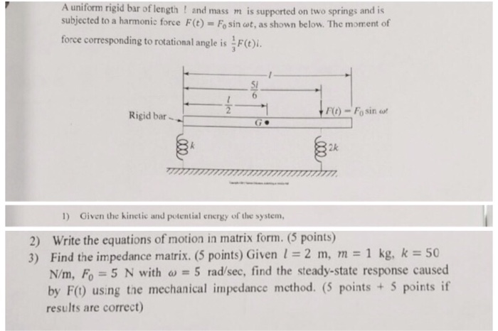 Solved Using the Lagrange equation | Chegg.com
