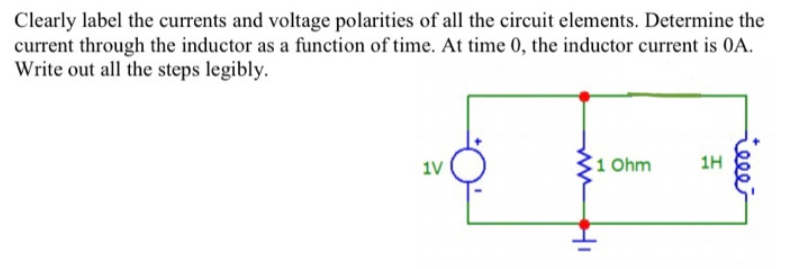 Solved Clearly label the currents and voltage polarities of | Chegg.com