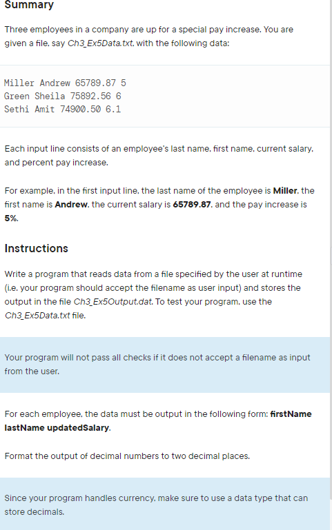 Solved Summary Three employees in a company are up for a | Chegg.com
