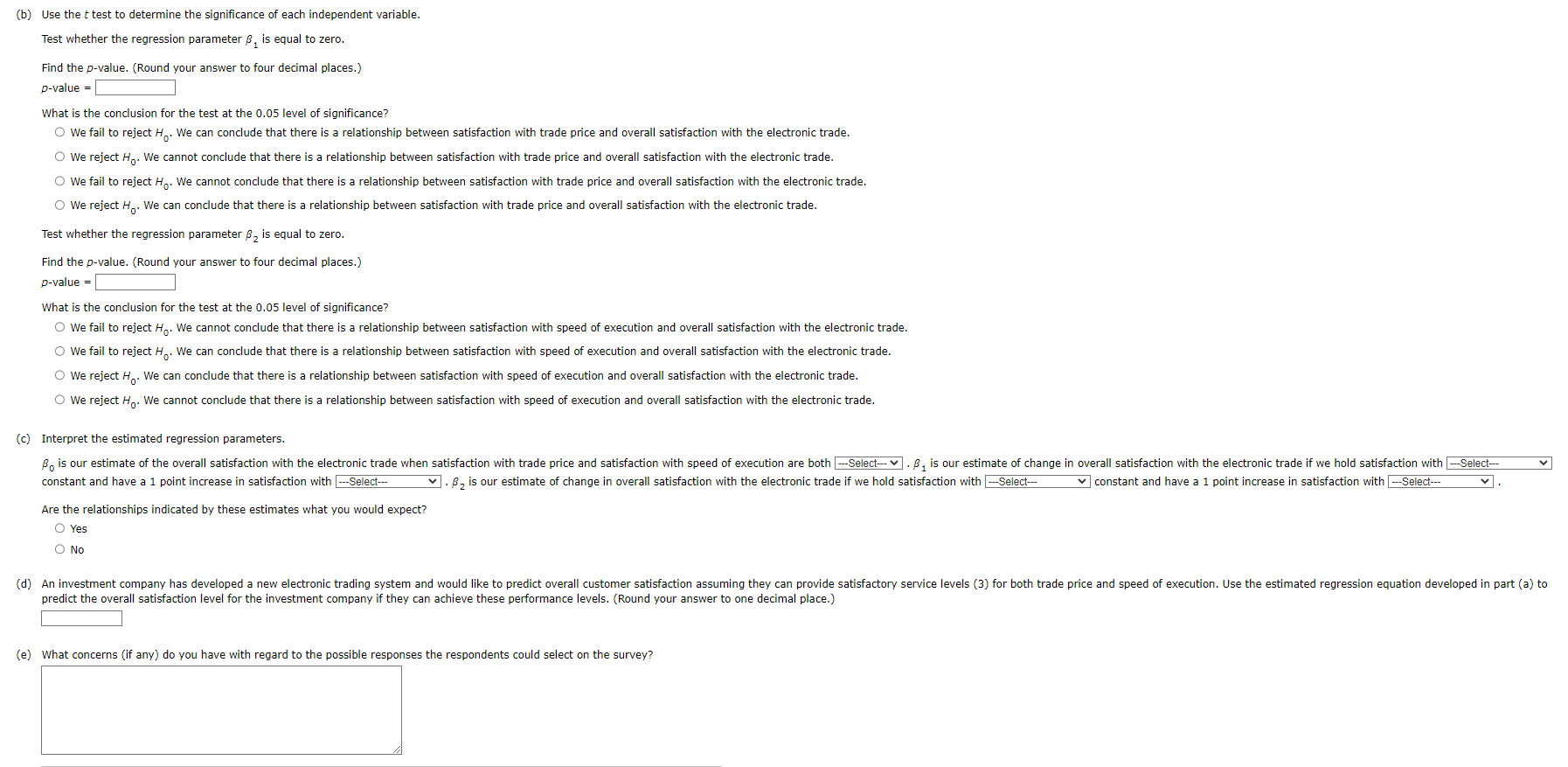 Solved (a) Develop an estimated regression equation using | Chegg.com