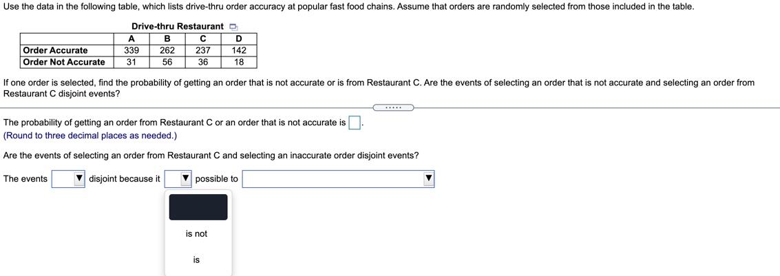 Solved Use The Data In The Following Table Which Lists 