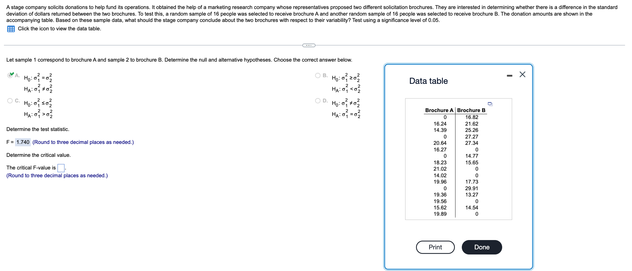 Solved Click the icon to view the data table. Let sample 1 | Chegg.com