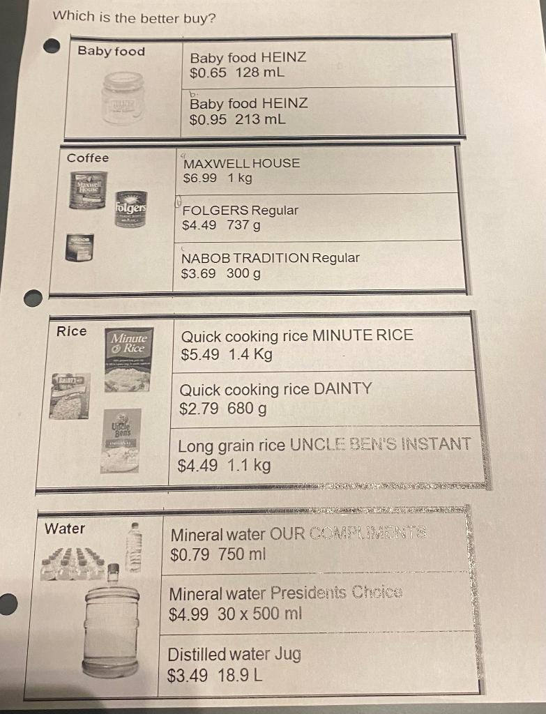 Solved Which is the better buy? | Chegg.com