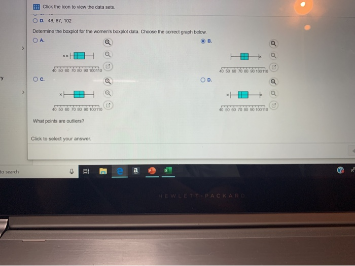 Solved Use the same scales to construct modified boxplots | Chegg.com