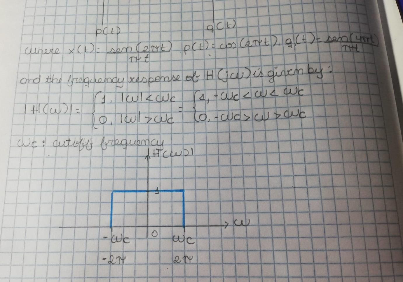 Solved Filters * Find T. F bct and cct) act) bct) (4) H H | Chegg.com