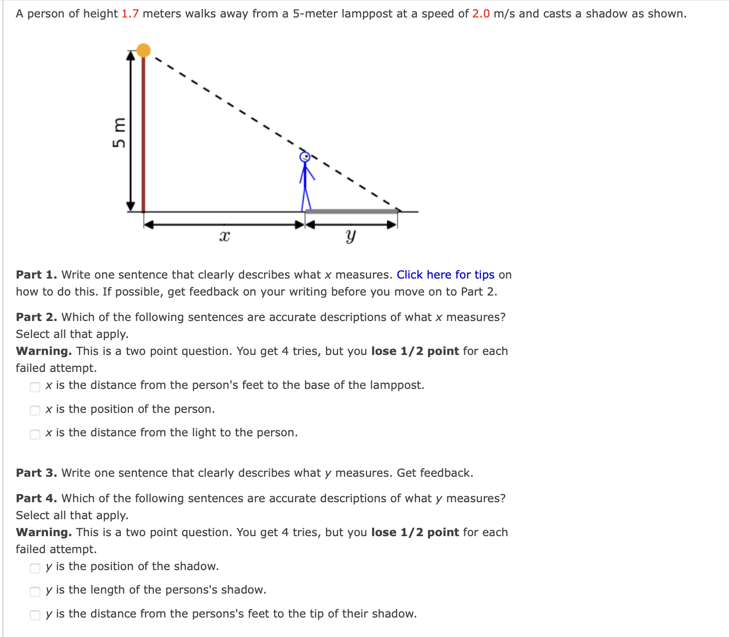 Solved Part 1 Write One Sentence That Clearly Describes 