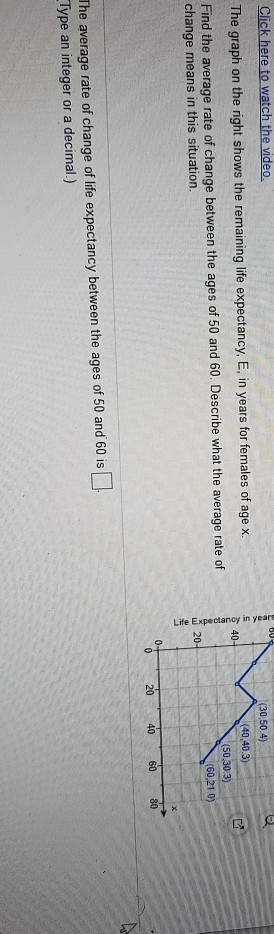 Solved The graph on the right shows the remaining life | Chegg.com