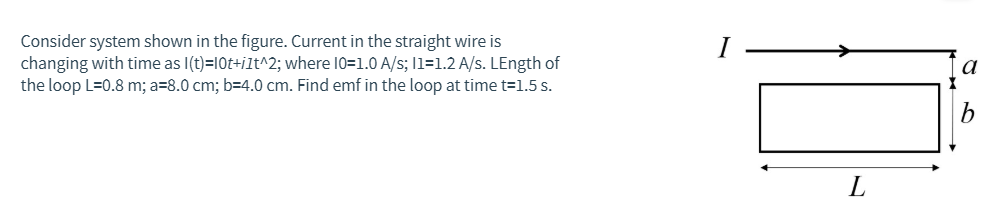 Solved Consider system shown in the figure. Current in the | Chegg.com