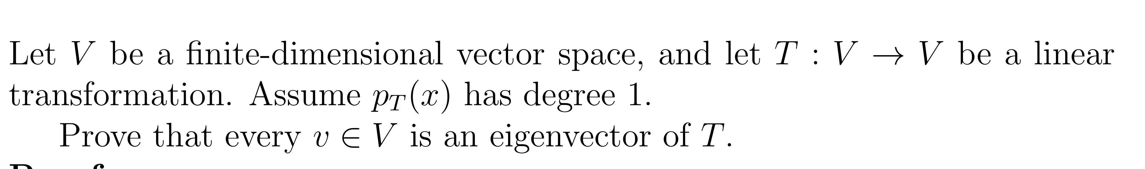 Solved Let V be a finite-dimensional vector space, and let T | Chegg.com
