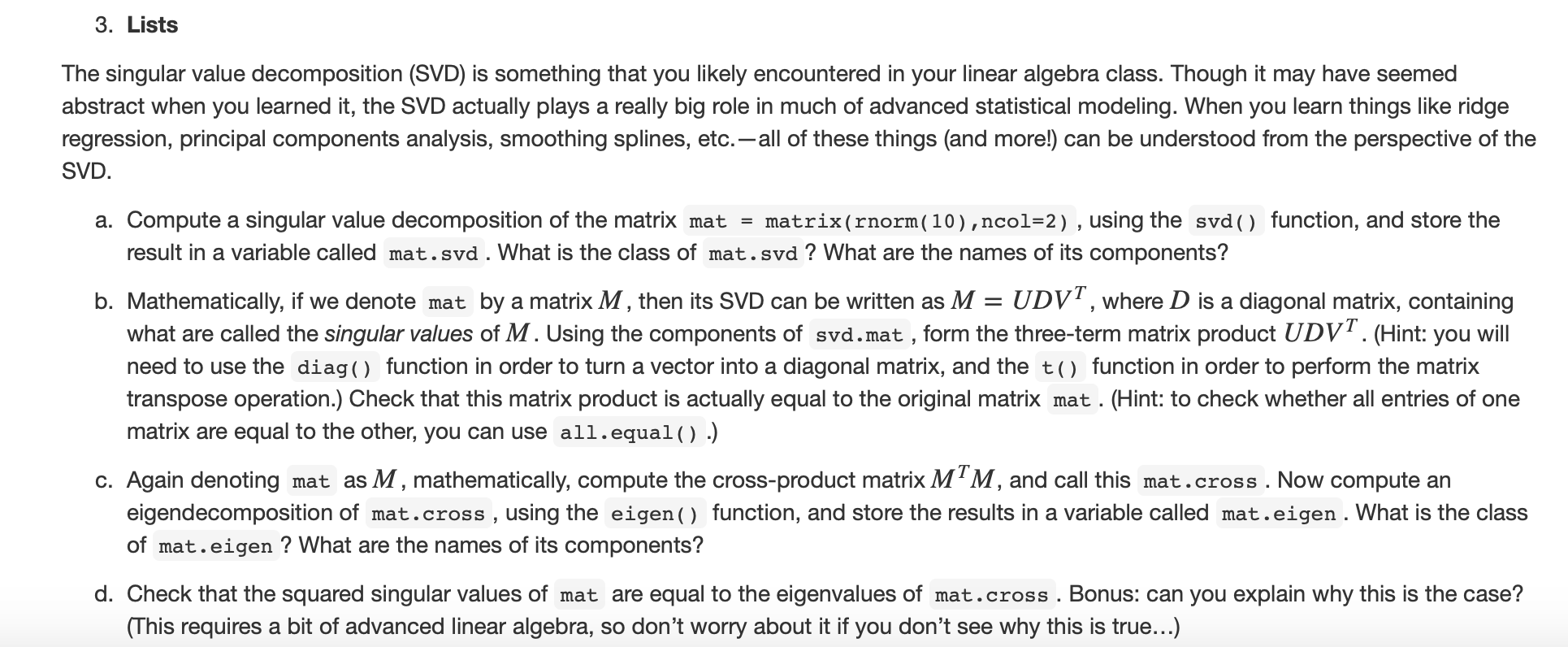 Solved 1. Syntax and class-typing. a. For each of the | Chegg.com