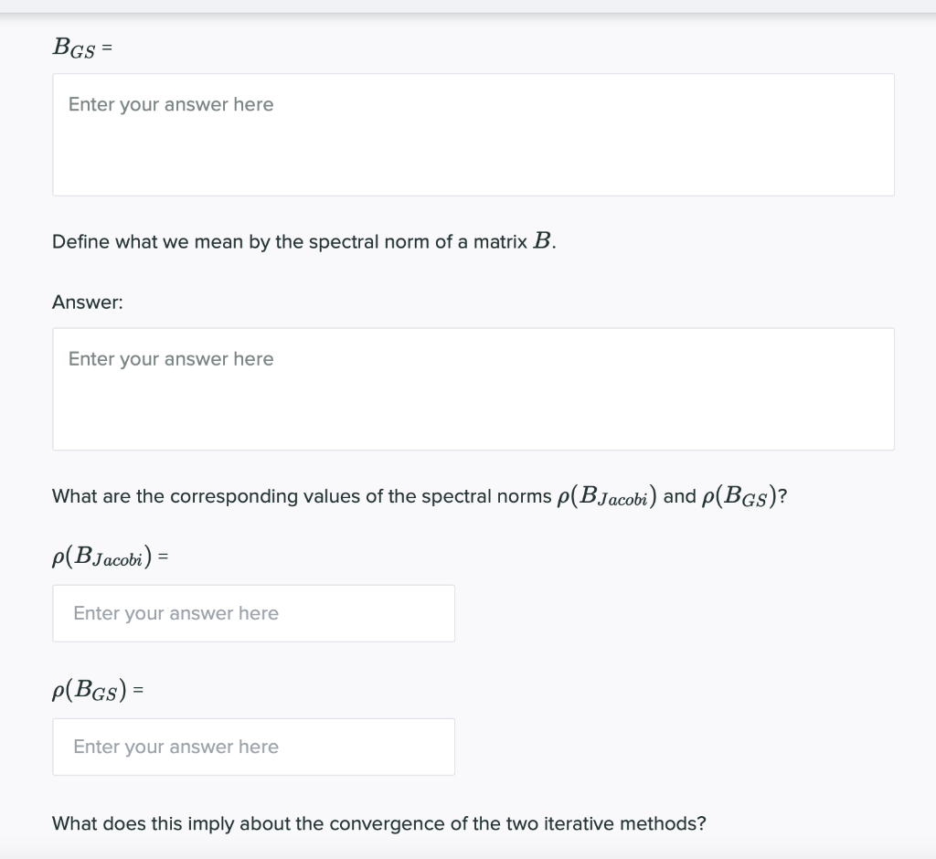 Solved Q3.1 Basic iterative methods 8 Points Consider the | Chegg.com