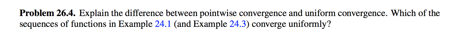 Solved Problem 26.4. Explain the difference between | Chegg.com