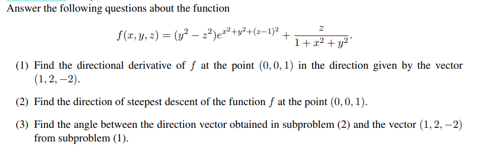 Solved Answer the following questions about the function | Chegg.com