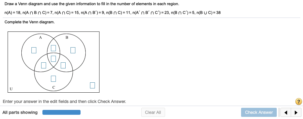 Solved Draw a Venn diagram and use the given information to | Chegg.com