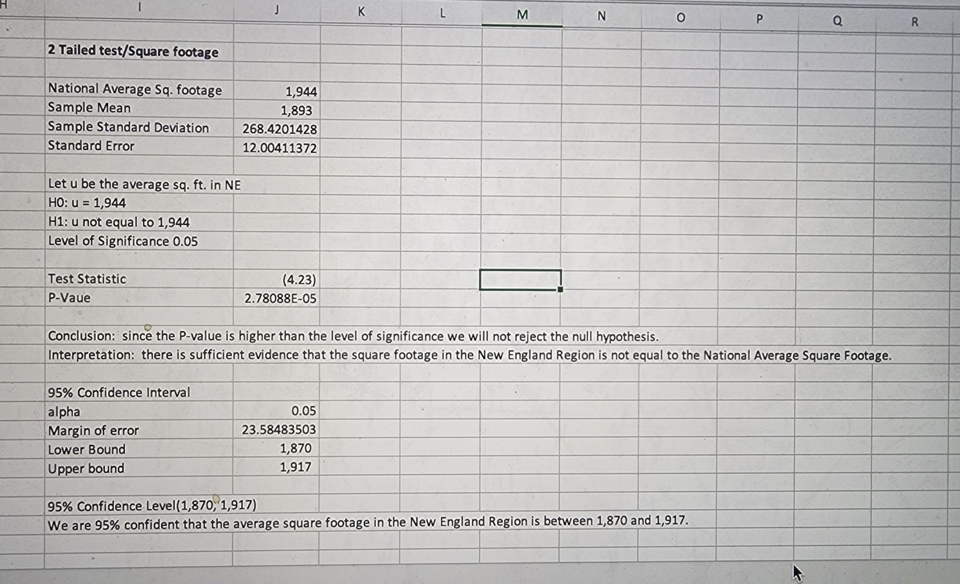 Solved Is there something wrong here? Look at my P-value. | Chegg.com