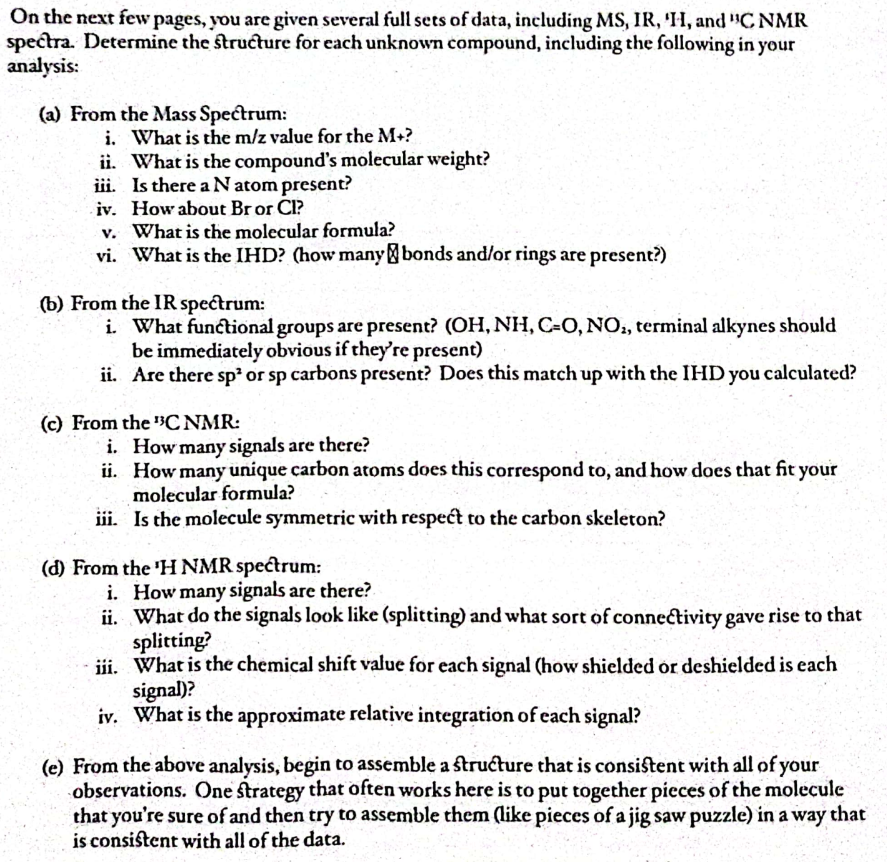 Solved On the next few pages, you are given several full | Chegg.com