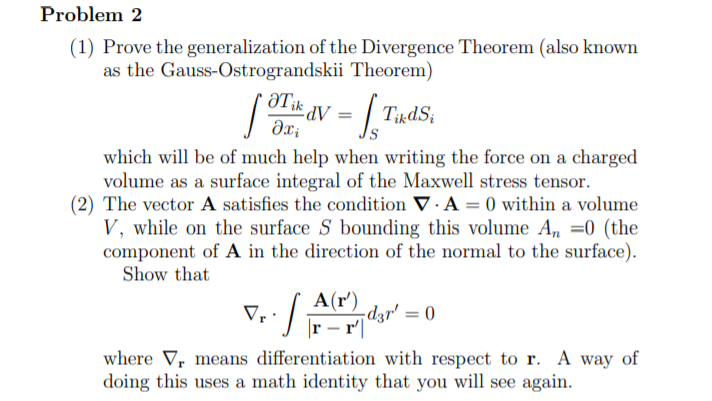 Solved Problem 2 (1) Prove the generalization of the | Chegg.com