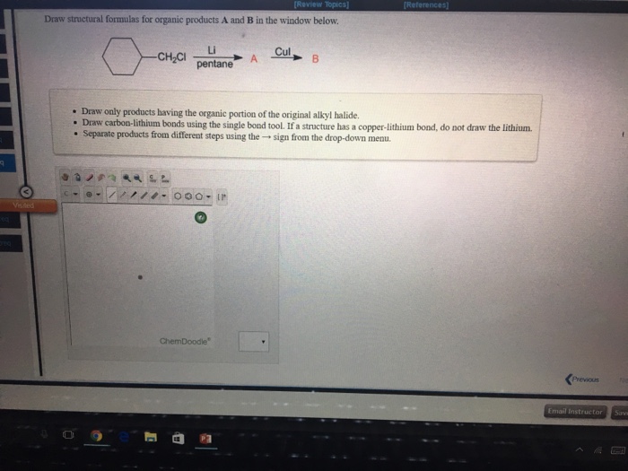 Solved Draw structural formulas for organic products A and B | Chegg.com