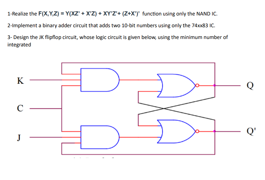 Solved 1 Realize The Fxyzyxz′x′zxy′z′zx′′ 