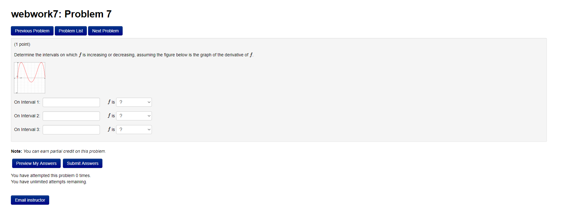 Solved webwork7: Problem 5 Previous Problem Problem List | Chegg.com