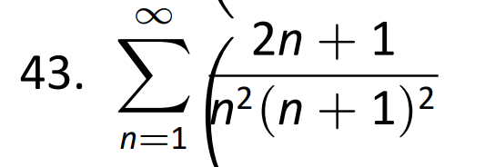 Solved 43. \\( \\sum_{n=1}^{\\infty}\\left(\\frac{2 | Chegg.com