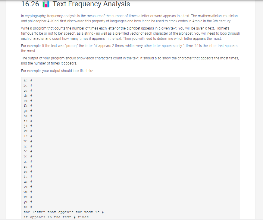 Solved In cryptography, frequency analysis is the measure of | Chegg.com