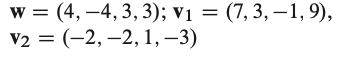 Solved express the indicated vector w as a linear | Chegg.com