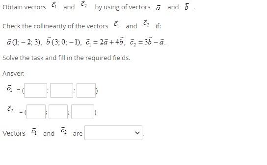 Solved Obtain vectors c1 and c2 by using of vectors a and b. | Chegg.com
