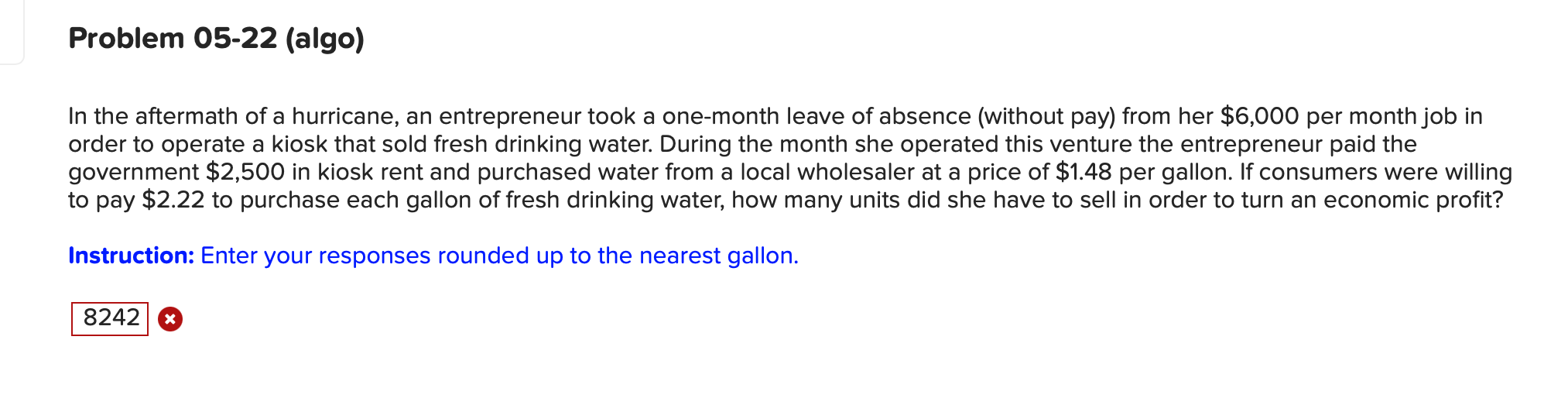 Solved Problem 05-22 (algo) In The Aftermath Of A Hurricane, 